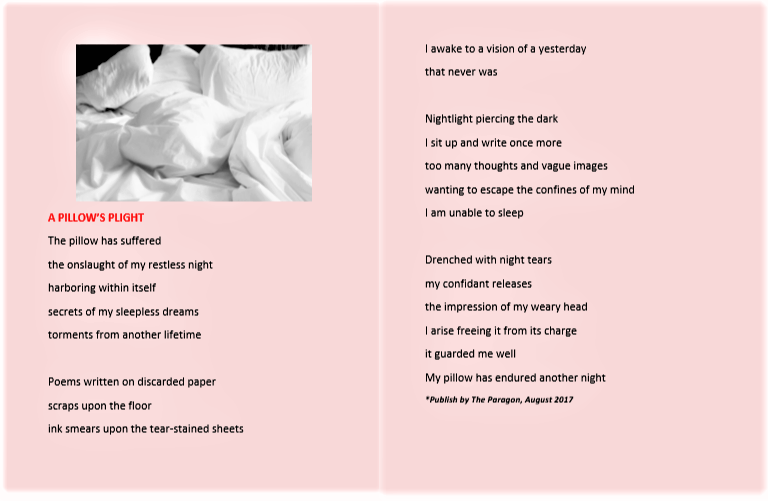 A Pillow’s Plight – published by GloMag – Words Spill Out – Poetry